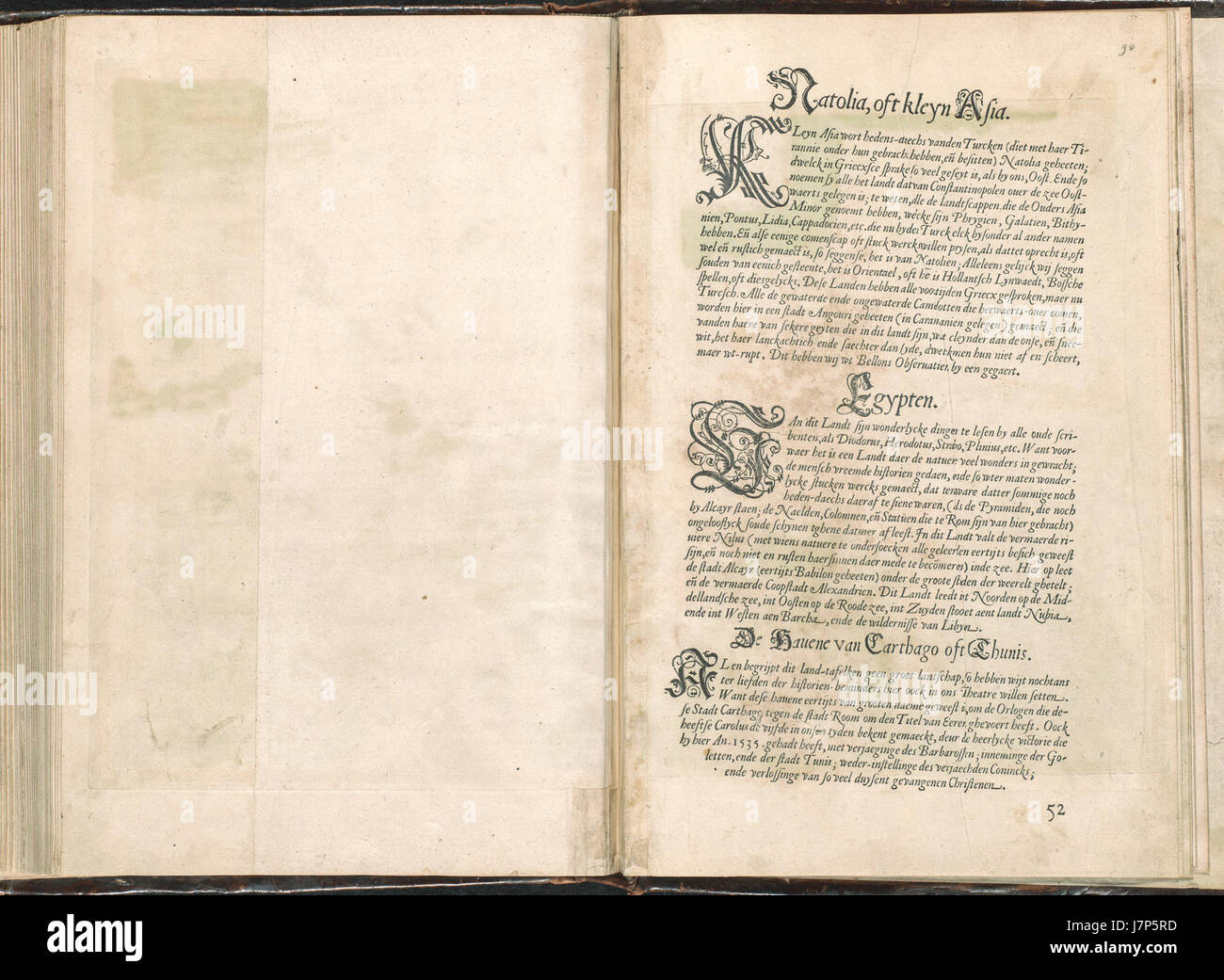 A map plate numbered '089bv-090ar' from Abraham Ortelius's 1571 ...