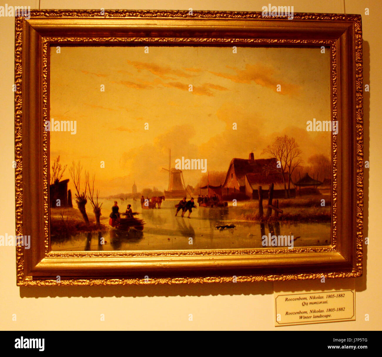 Rural winter scene 1800s hi-res stock photography and images - Alamy