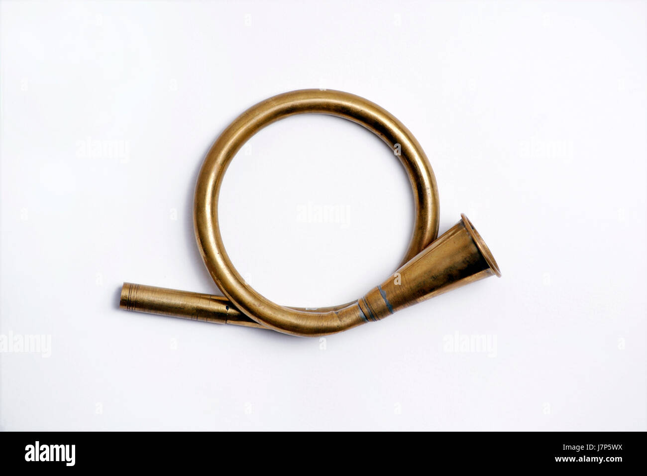music horn trumpet sign signal object single sound isolated colour ...