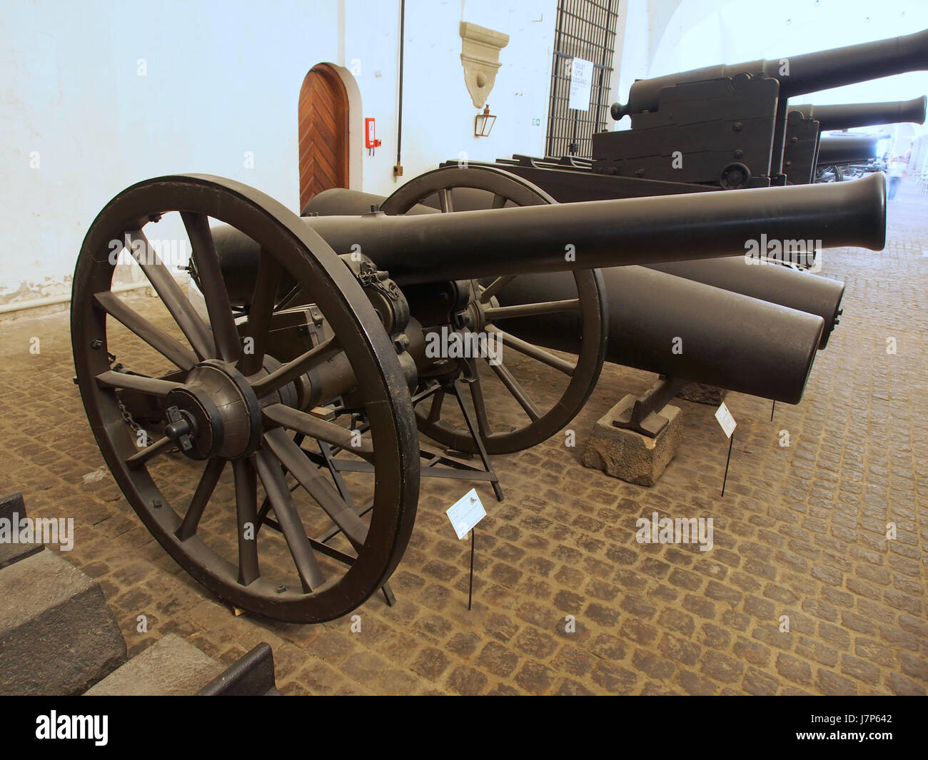 This 19th-century Belgian 12cm cannon is displayed at the Royal Danish ...