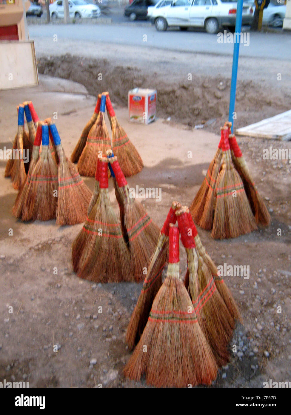 This refers to a photograph taken of Shahrivar Street in Nishapur, Iran ...