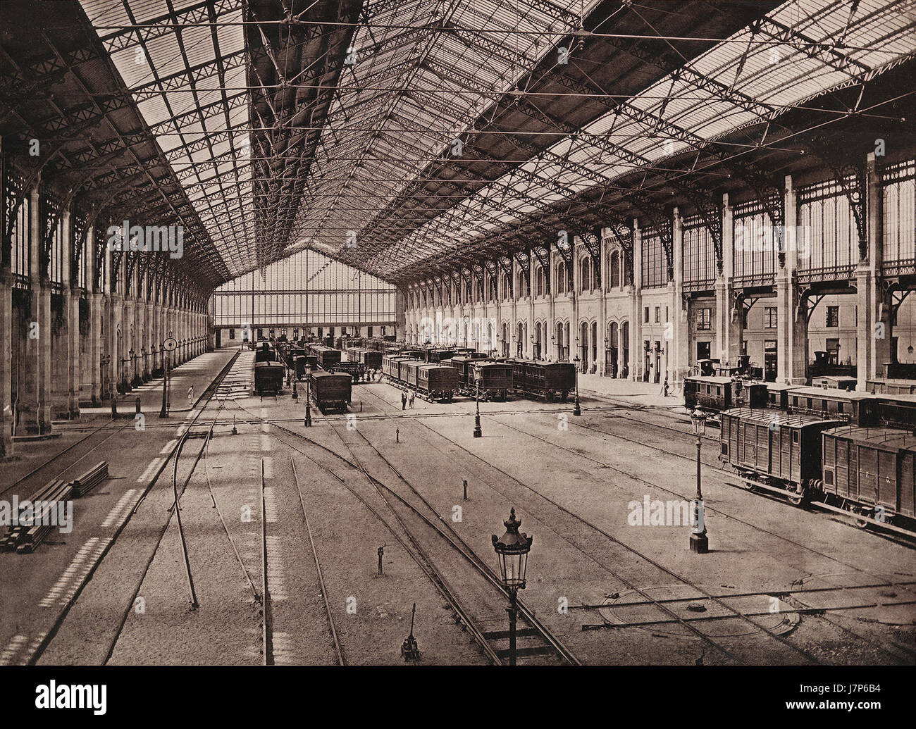 The Chemin de fer d'Orleans, Gare de Paris, was a key French railway ...