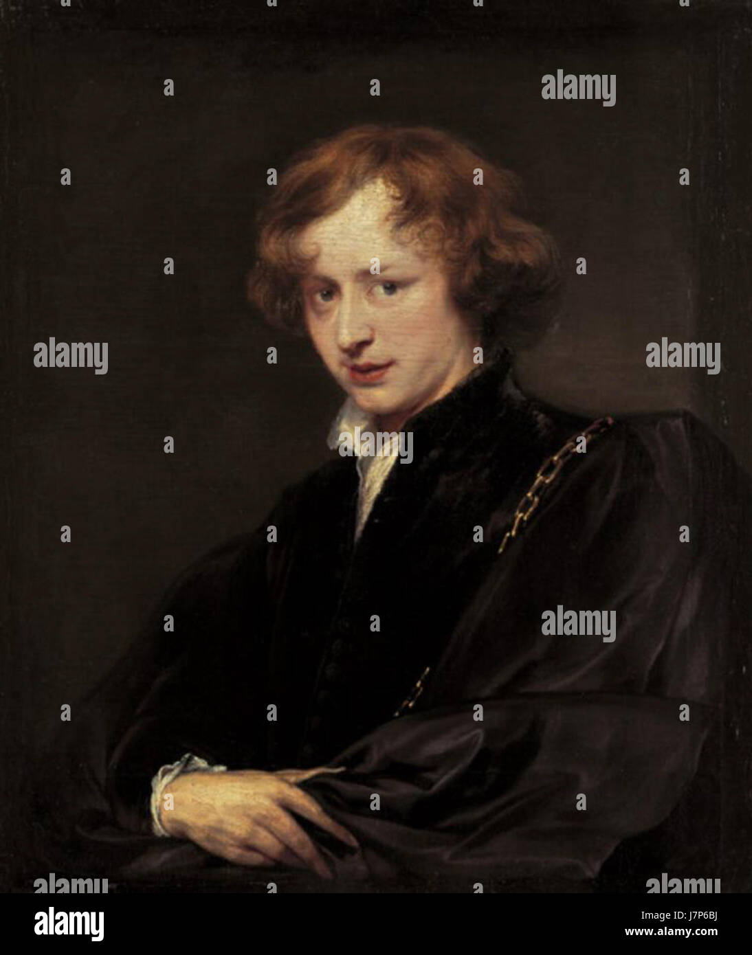 Anthonis van Dyck's self-portrait, created in the 17th century, is an ...