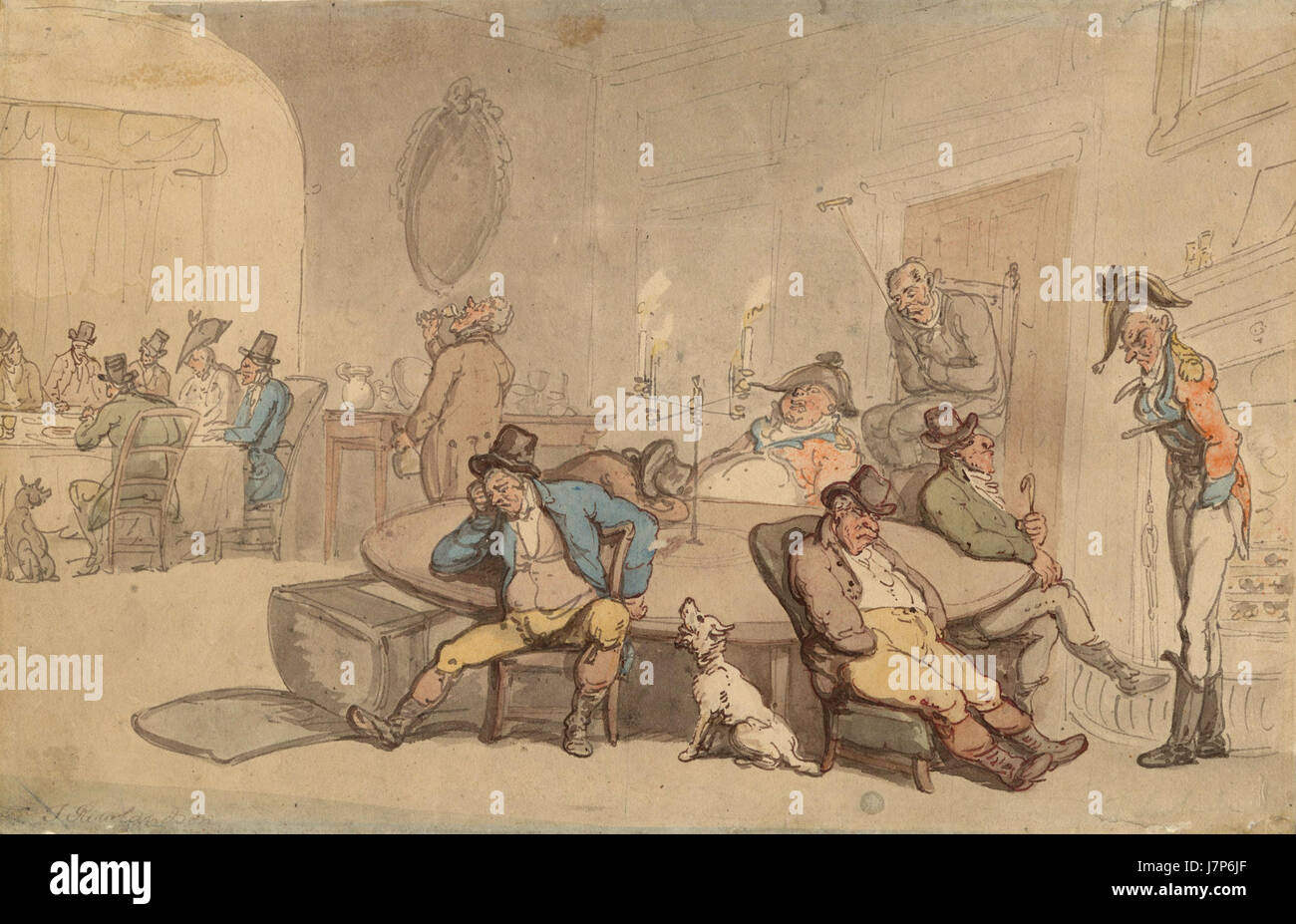 A depiction of a British club scene, showcasing the social gathering ...