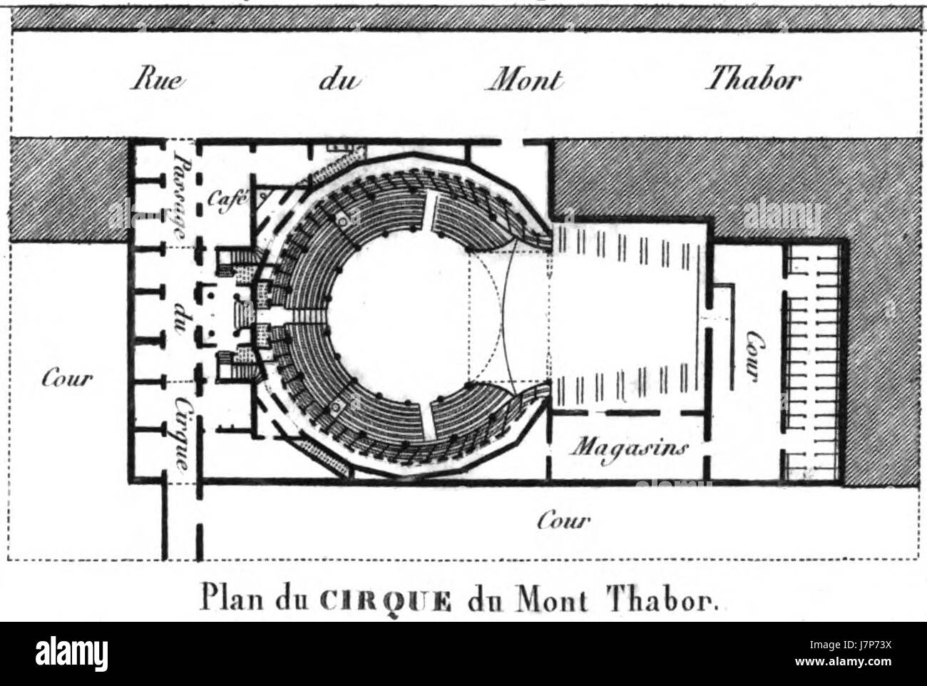 The 'Cirque du Mont Thabor' is a historical map, created by Kaufmann in ...