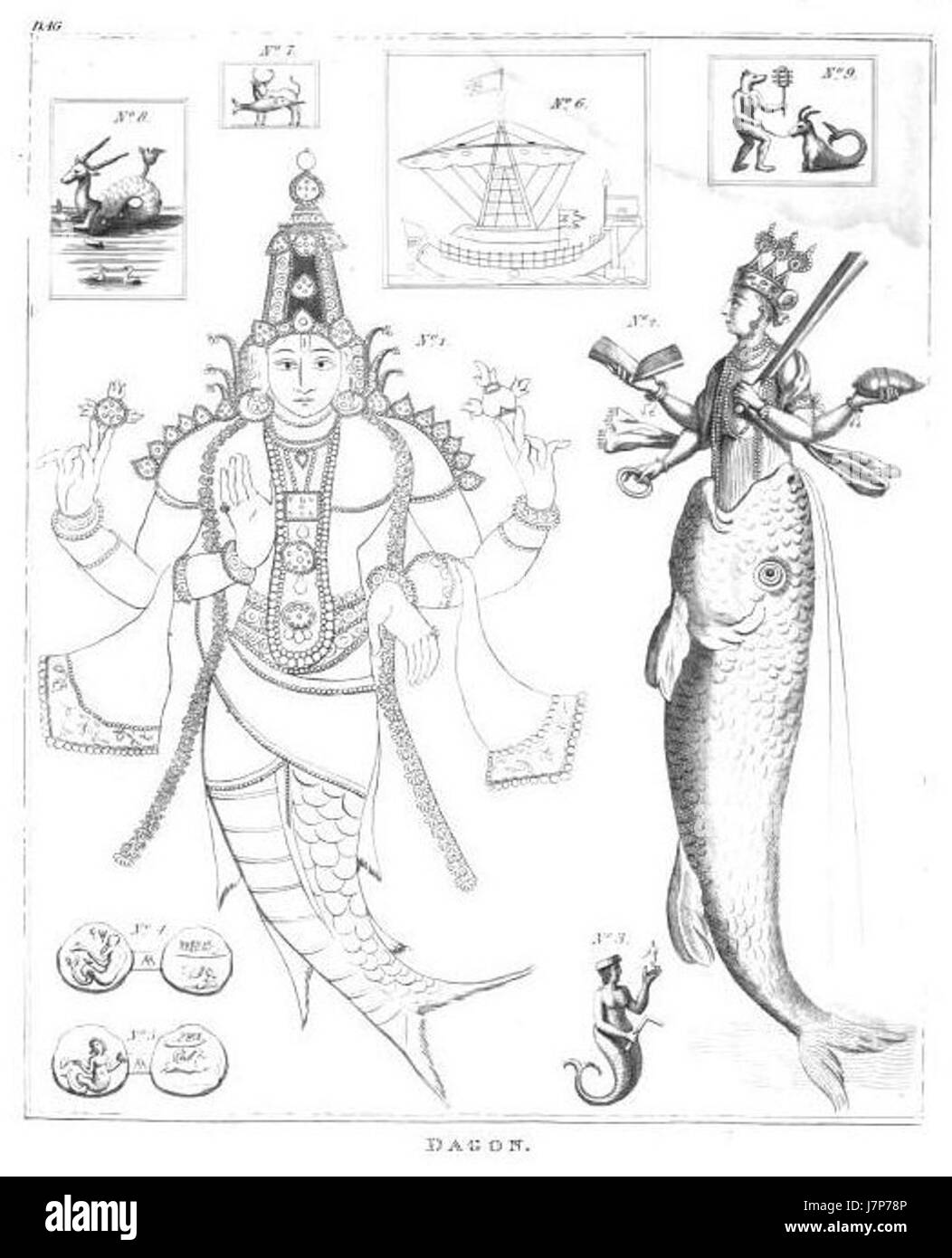 Dagon god hi-res stock photography and images - Alamy