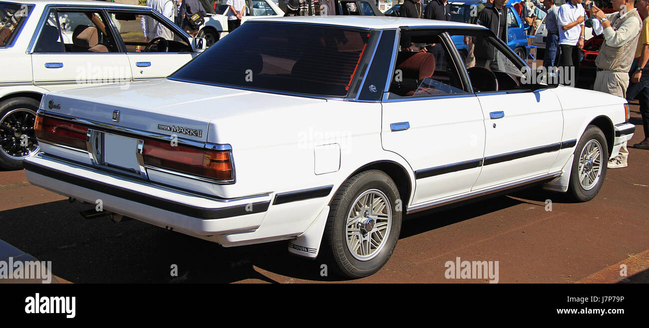1988 Toyota Mark II Grande rear Stock Photo - Alamy