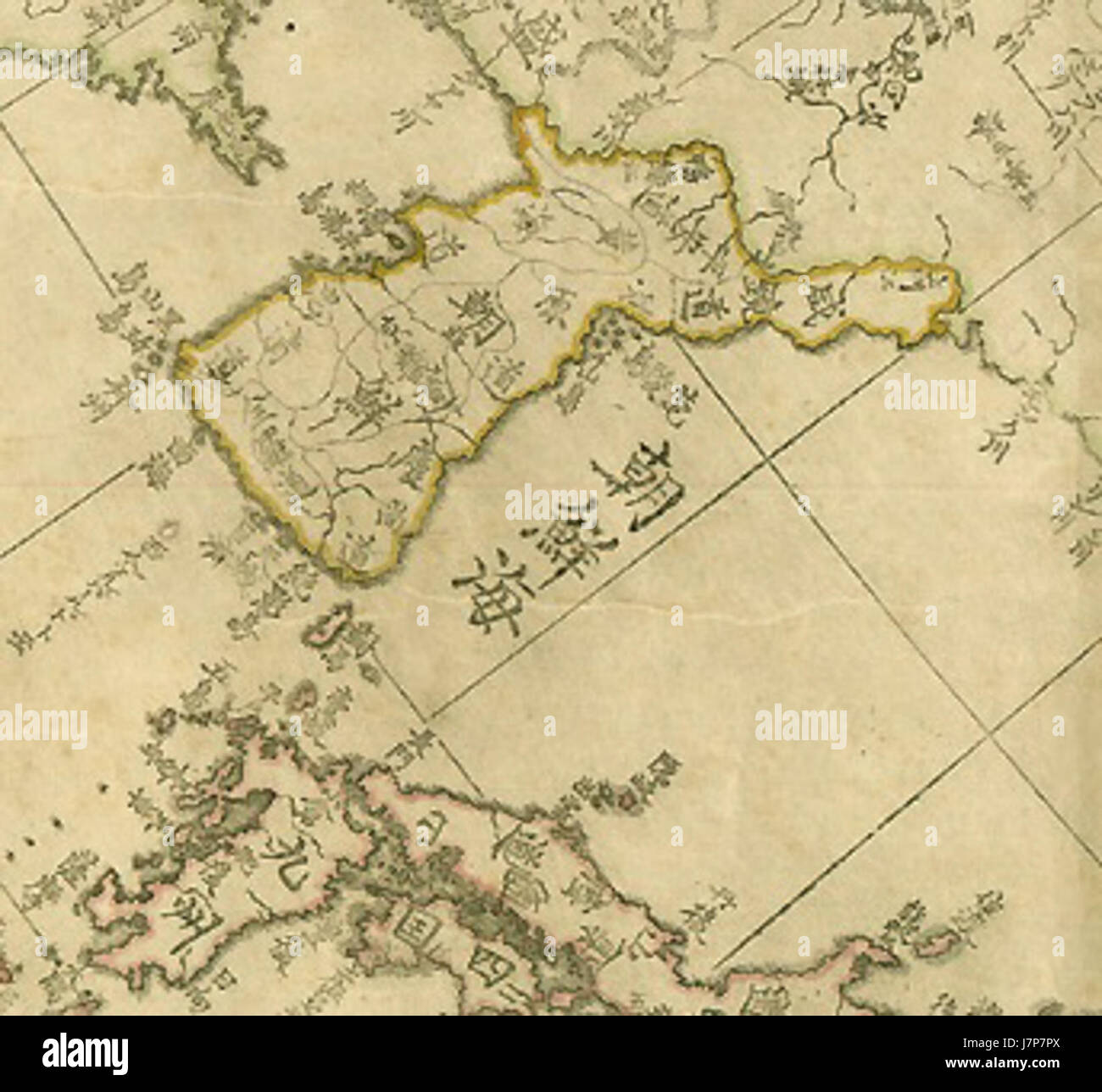 Japanese map hi-res stock photography and images - Alamy