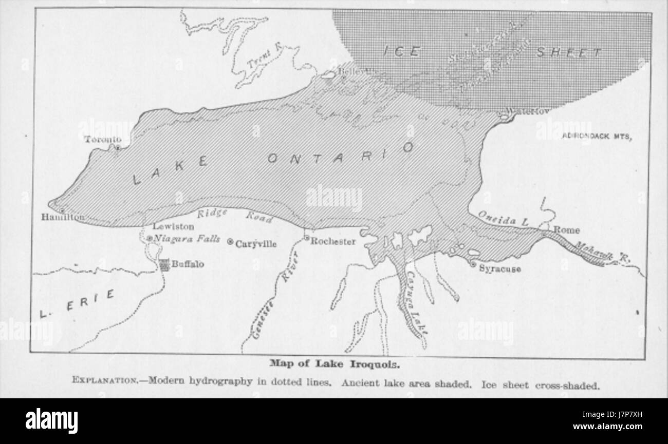 Map of iroquois Black and White Stock Photos & Images - Alamy