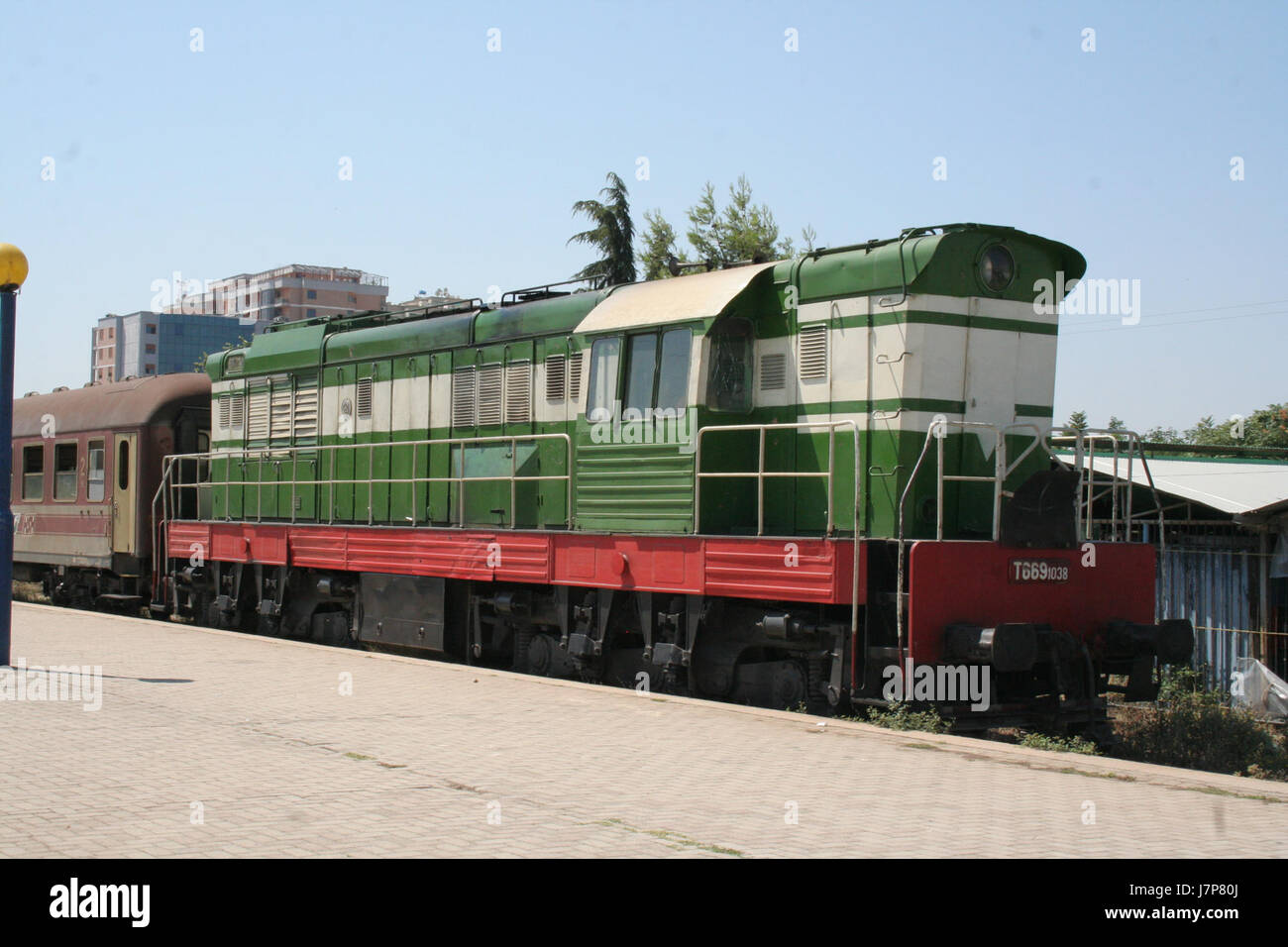 Old tirana map hi-res stock photography and images - Alamy