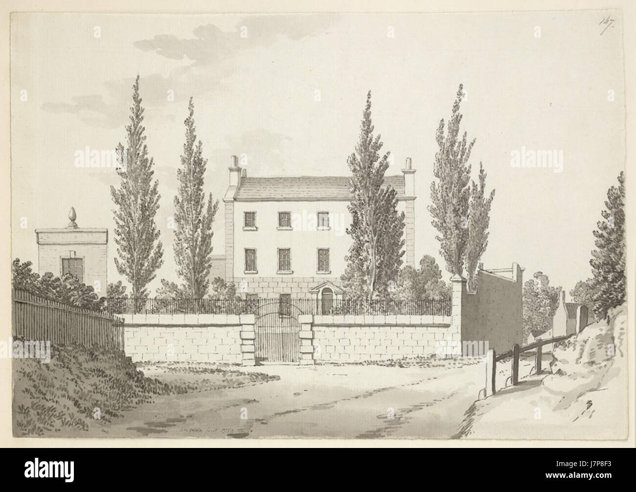 Samuel Hieronymus Grimm’s 1789 artwork titled 'A Gentleman’s House at ...