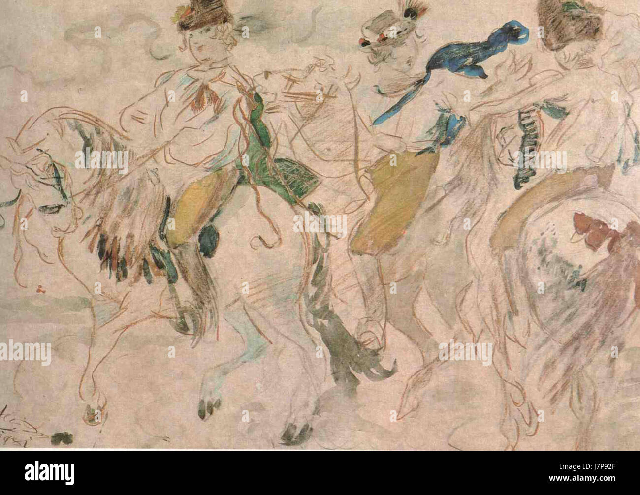 This image depicts Mikulas Hanacke's banderium, created in 1881. The ...