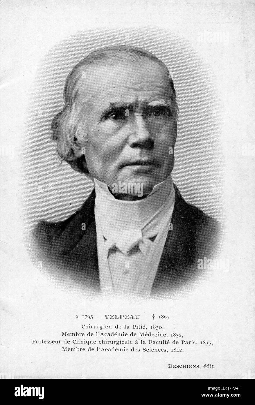 Alfred Armand Louis Marie Velpeau Stock Photo - Alamy