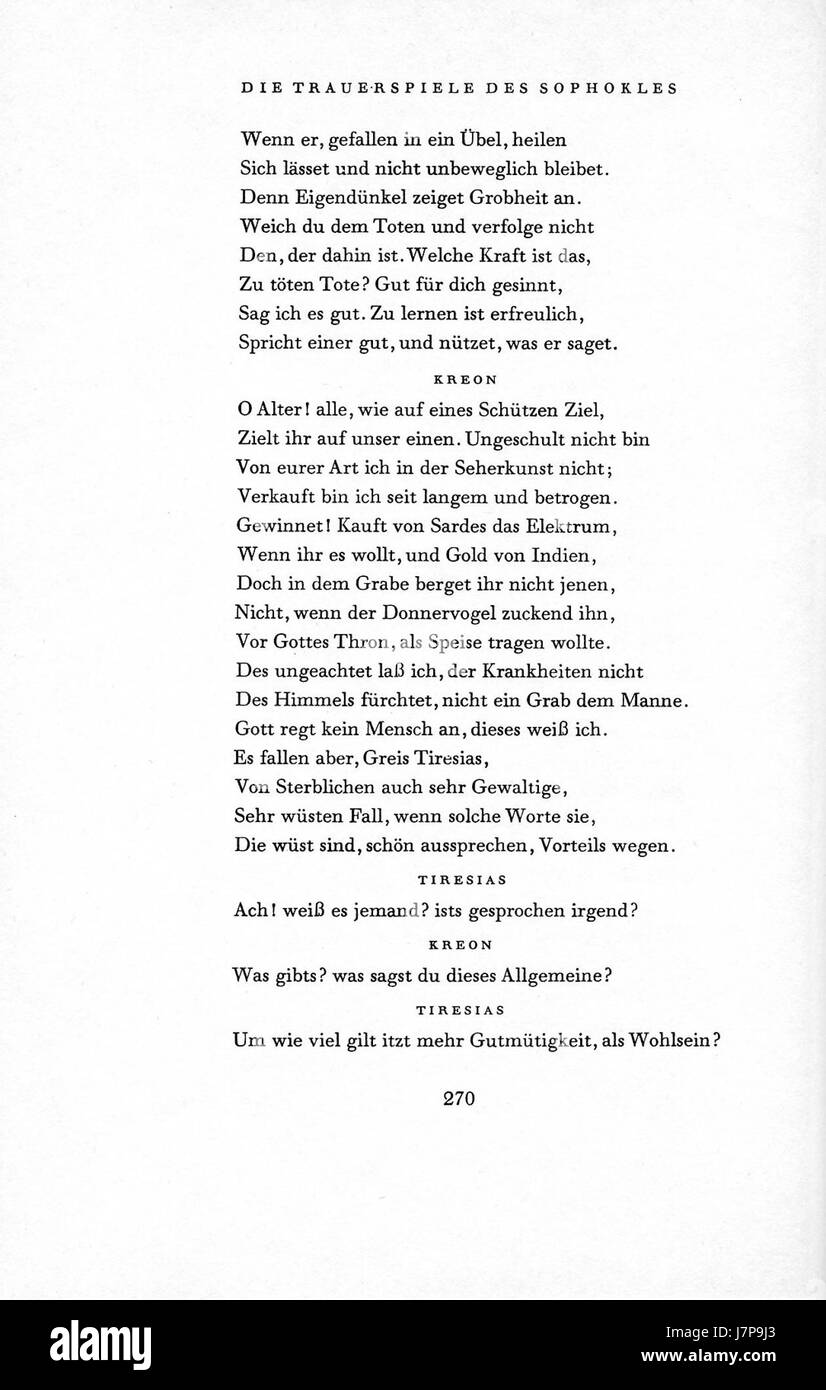 This reference to 'Antigonae 270' likely refers to a classical ...