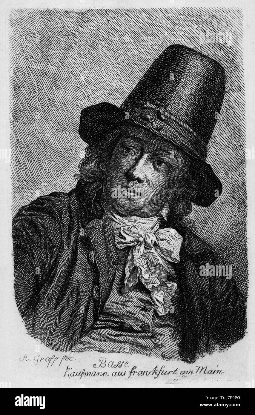 Anton Graff was a German painter, and Basse Kaufmann from Frankfurt may ...