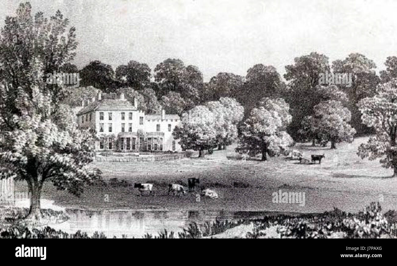 Ashbourne Hall, located in Derbyshire, England, was built in the early ...