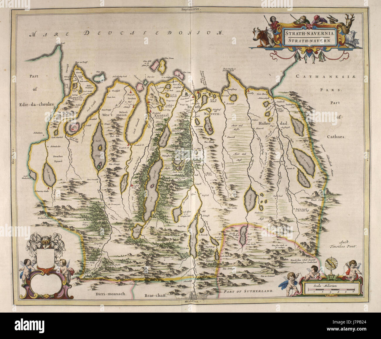 The Blaeu Atlas of Scotland, published in 1654, includes detailed maps ...