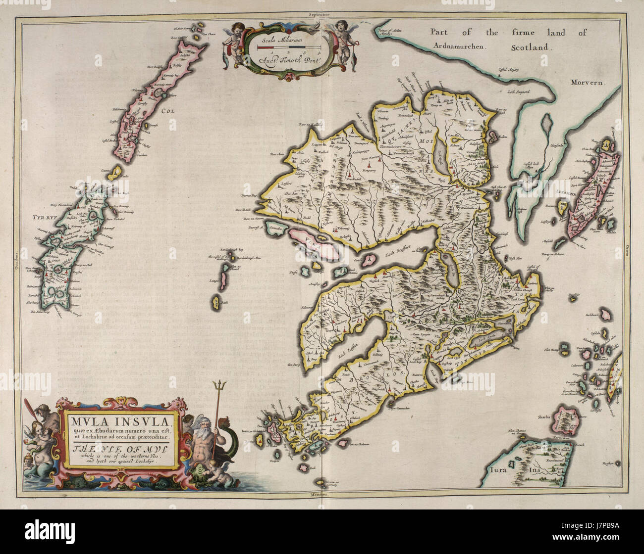 Map Of Mull High Resolution Stock Photography and Images - Alamy