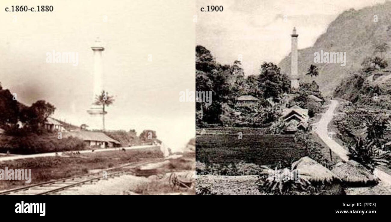 The 'Captain Dawson Tower' in Kadugannawa, Sri Lanka, is a historic ...