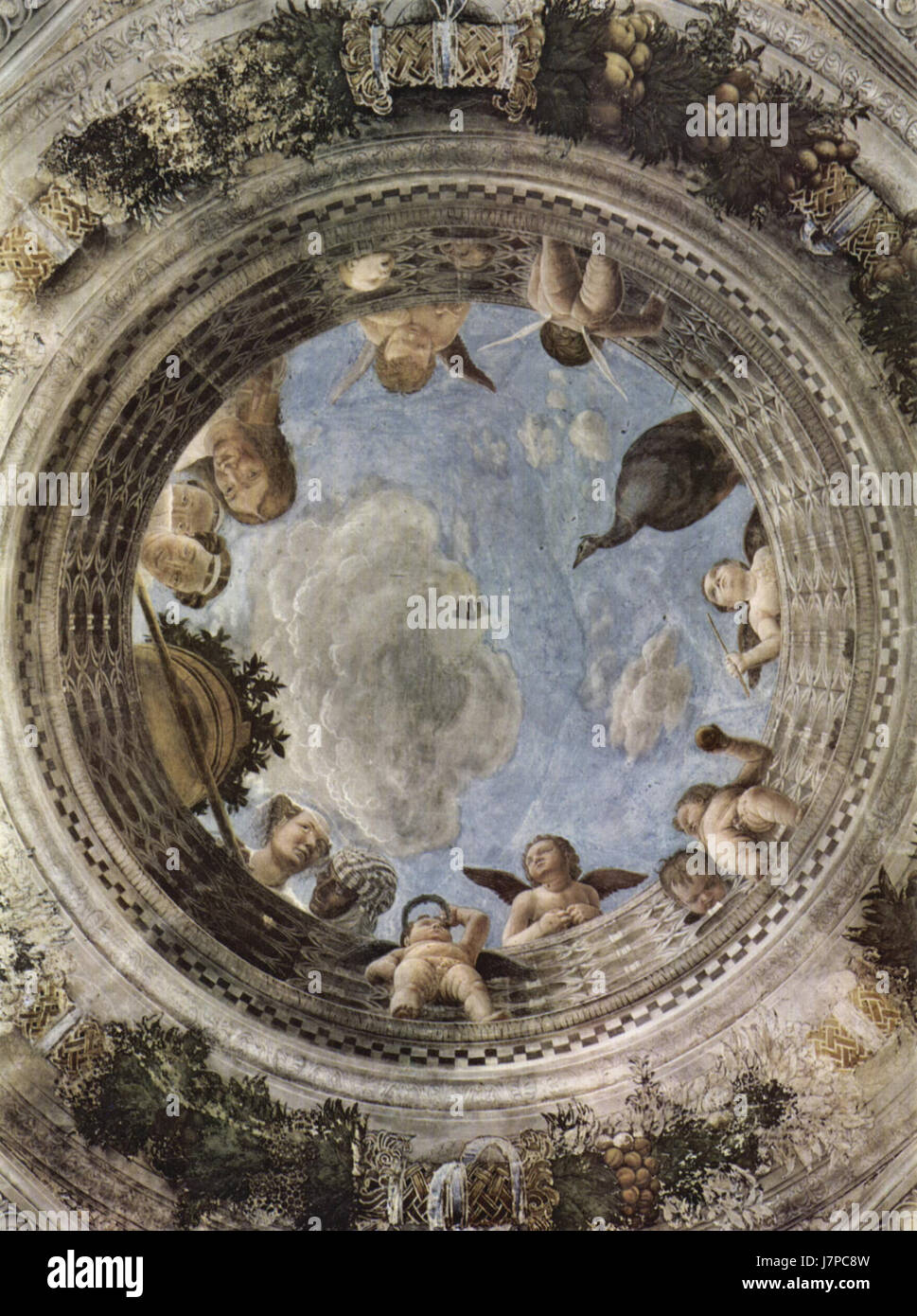 Camera picta, ceiling Stock Photo - Alamy