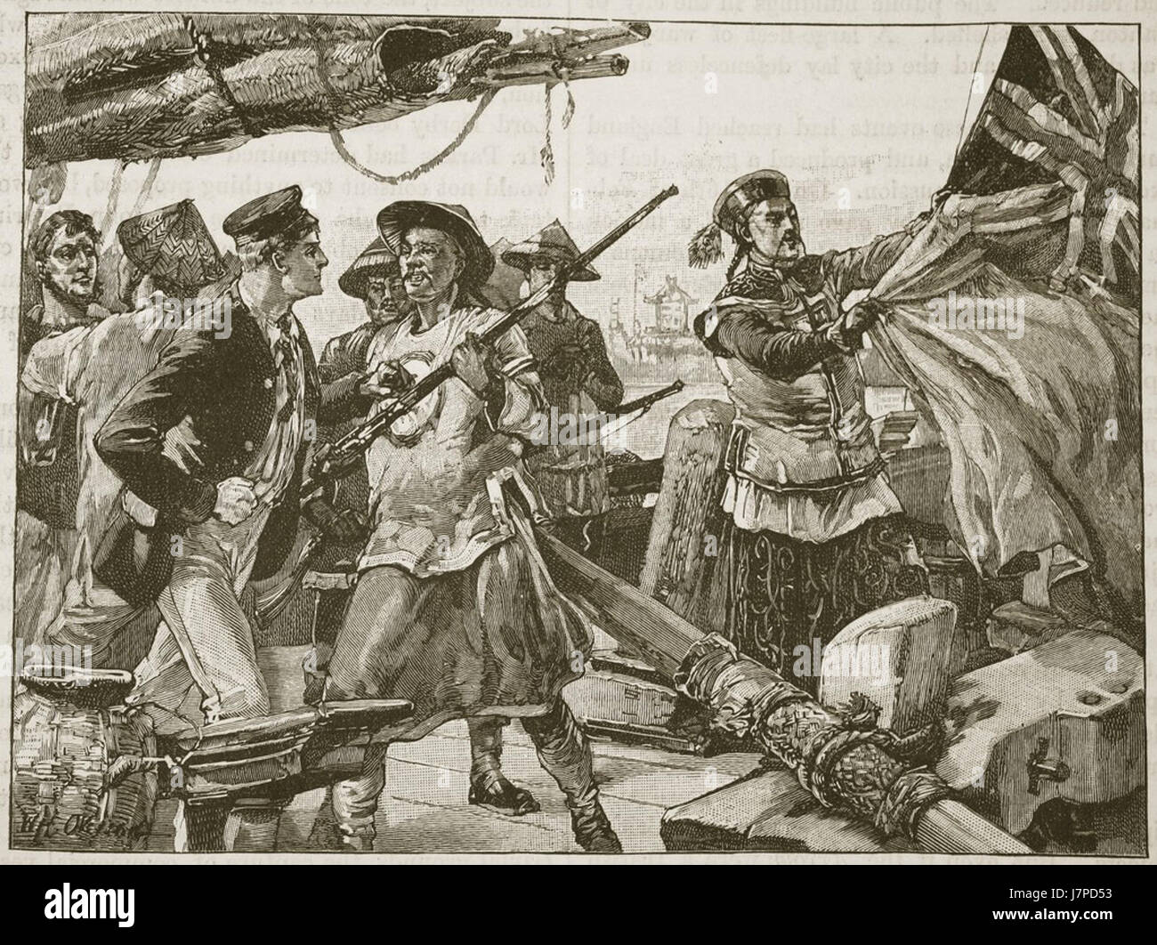 Sino british tensions hi-res stock photography and images - Alamy