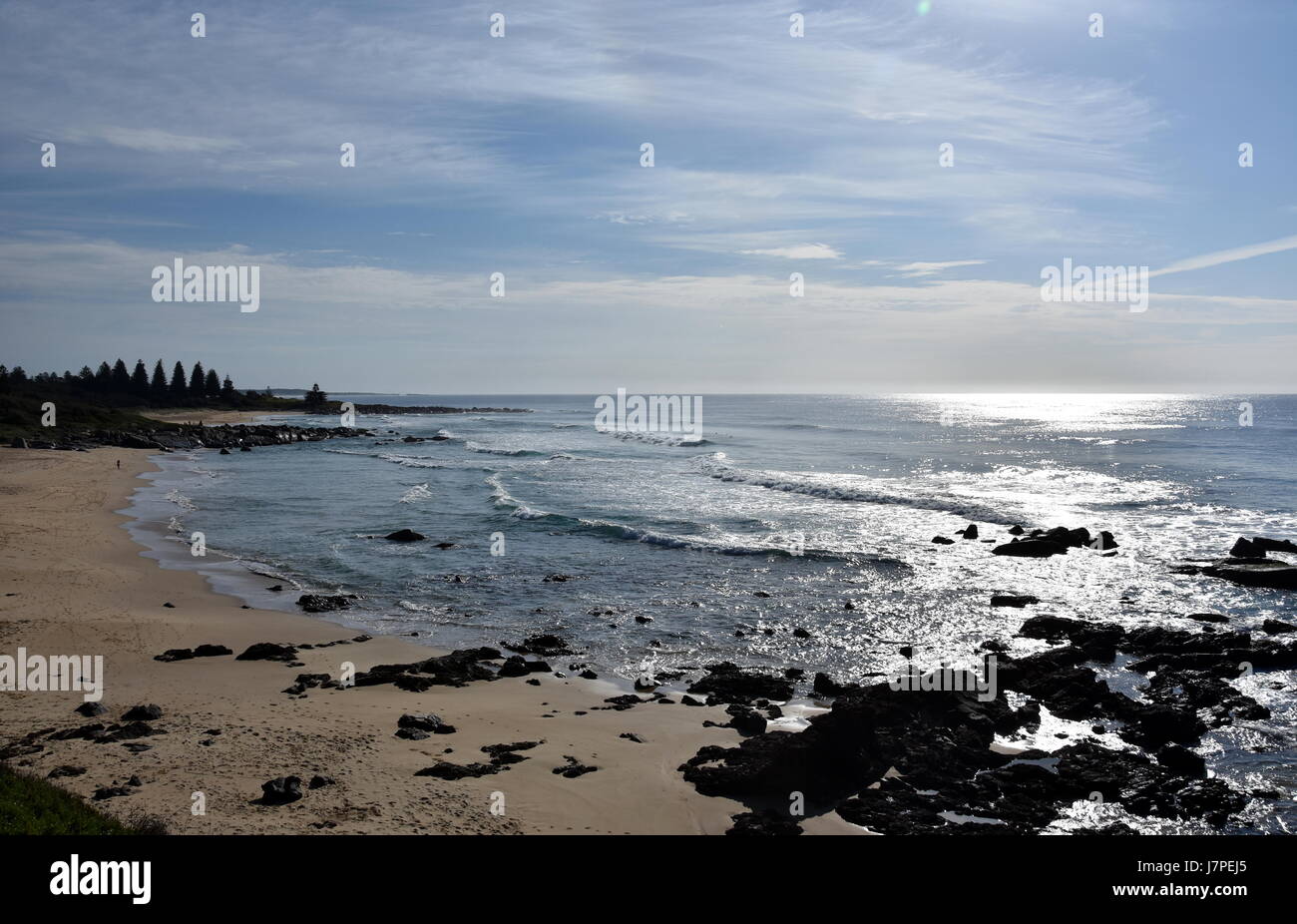 Beach at the Tuross Head. Tuross Head is a seaside village on the south ...