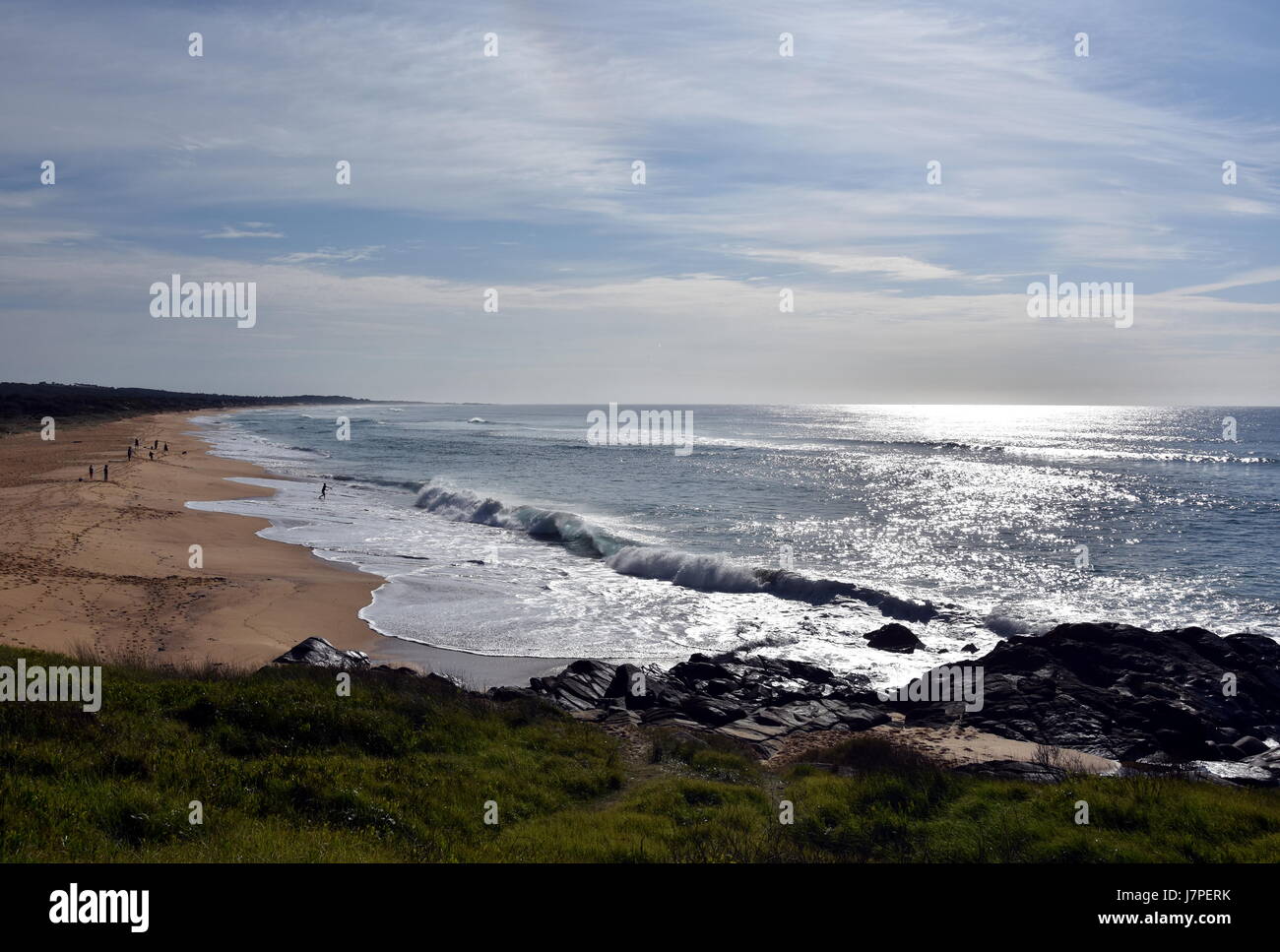 Coila beach at Tuross Head. Tuross Head is a seaside village on the ...