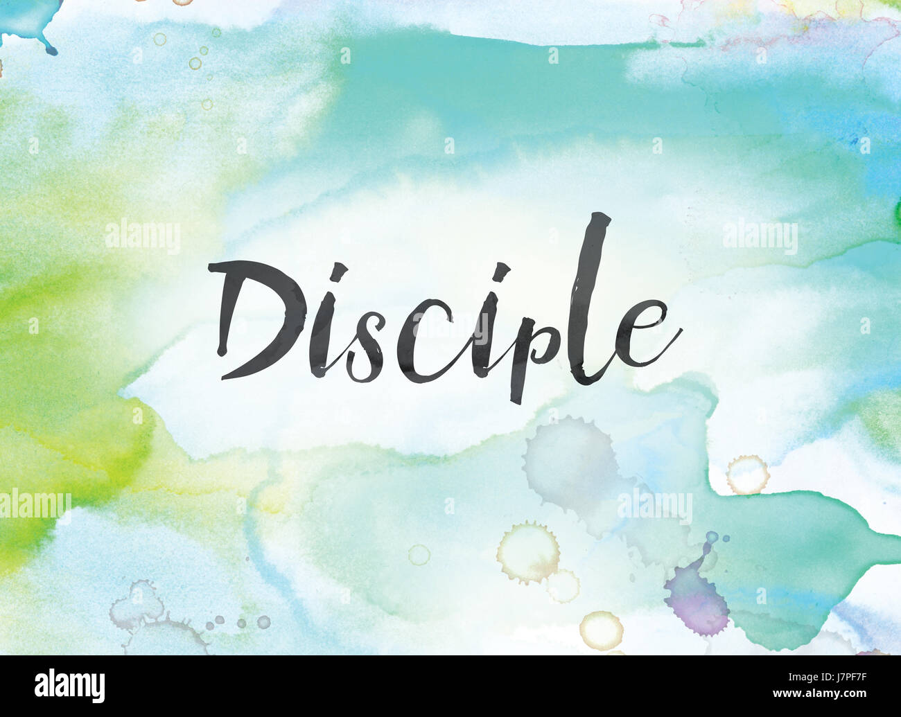 Word disciple concept theme painted High Resolution Stock Photography ...