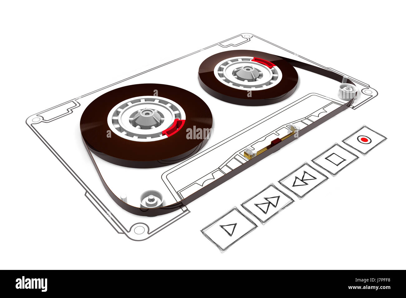 music plant CD hifi cassette tape sound carrier disco music musical ...
