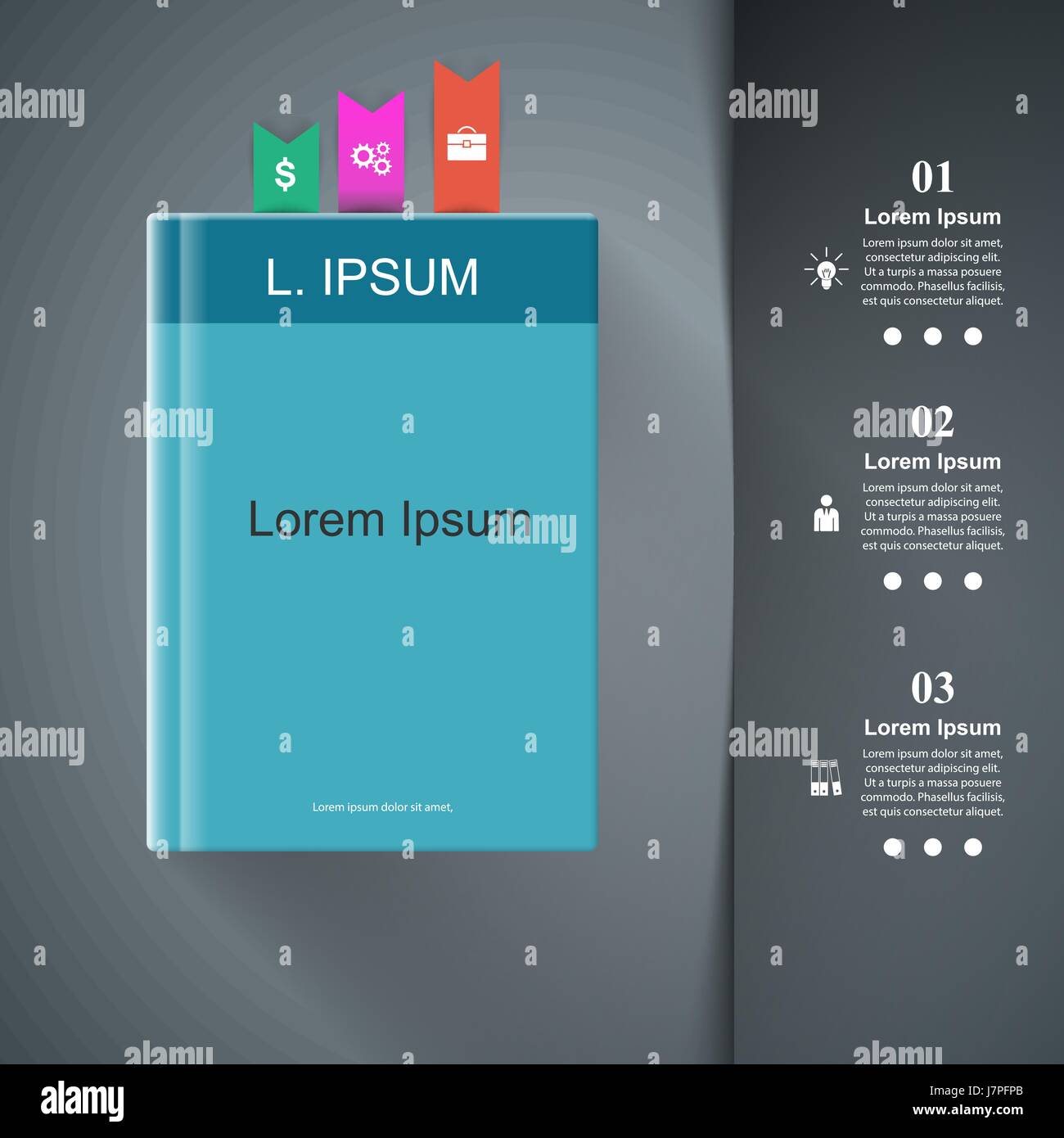 Notepad, notebok icon. Abstract infographic Stock Vector Image & Art ...