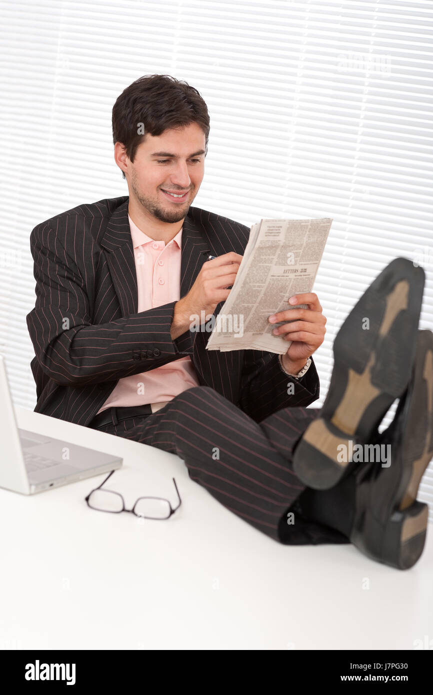office successful succesful business man businessman architect man work ...