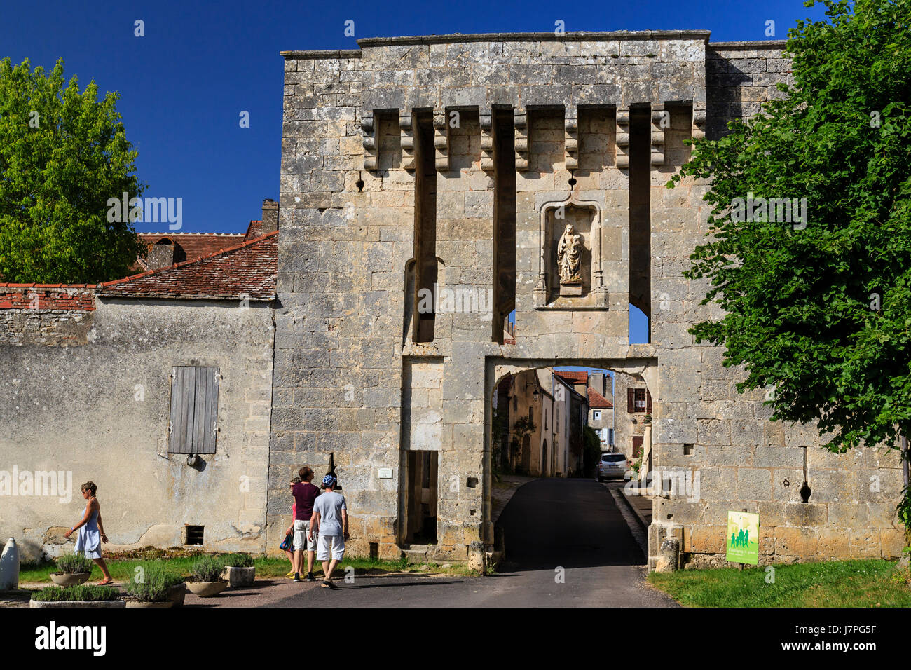 France, Cote d'Or, Flavigny-sur-Ozerain, labelled Les Plus Beaux ...