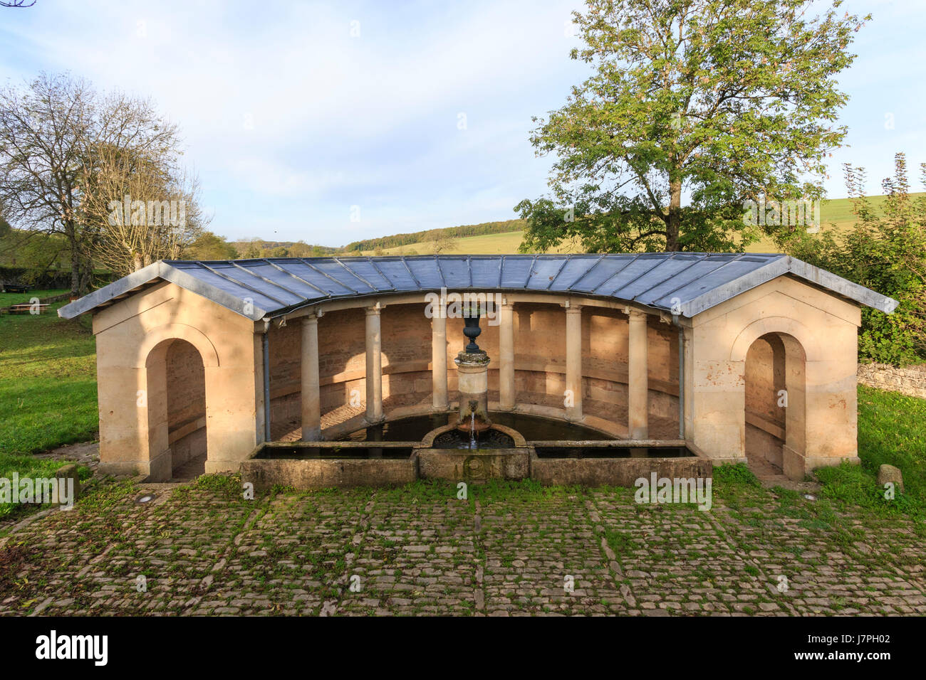 France, Cote d'Or, Source-Seine, Blessey hamlet, lavoir Stock Photo - Alamy