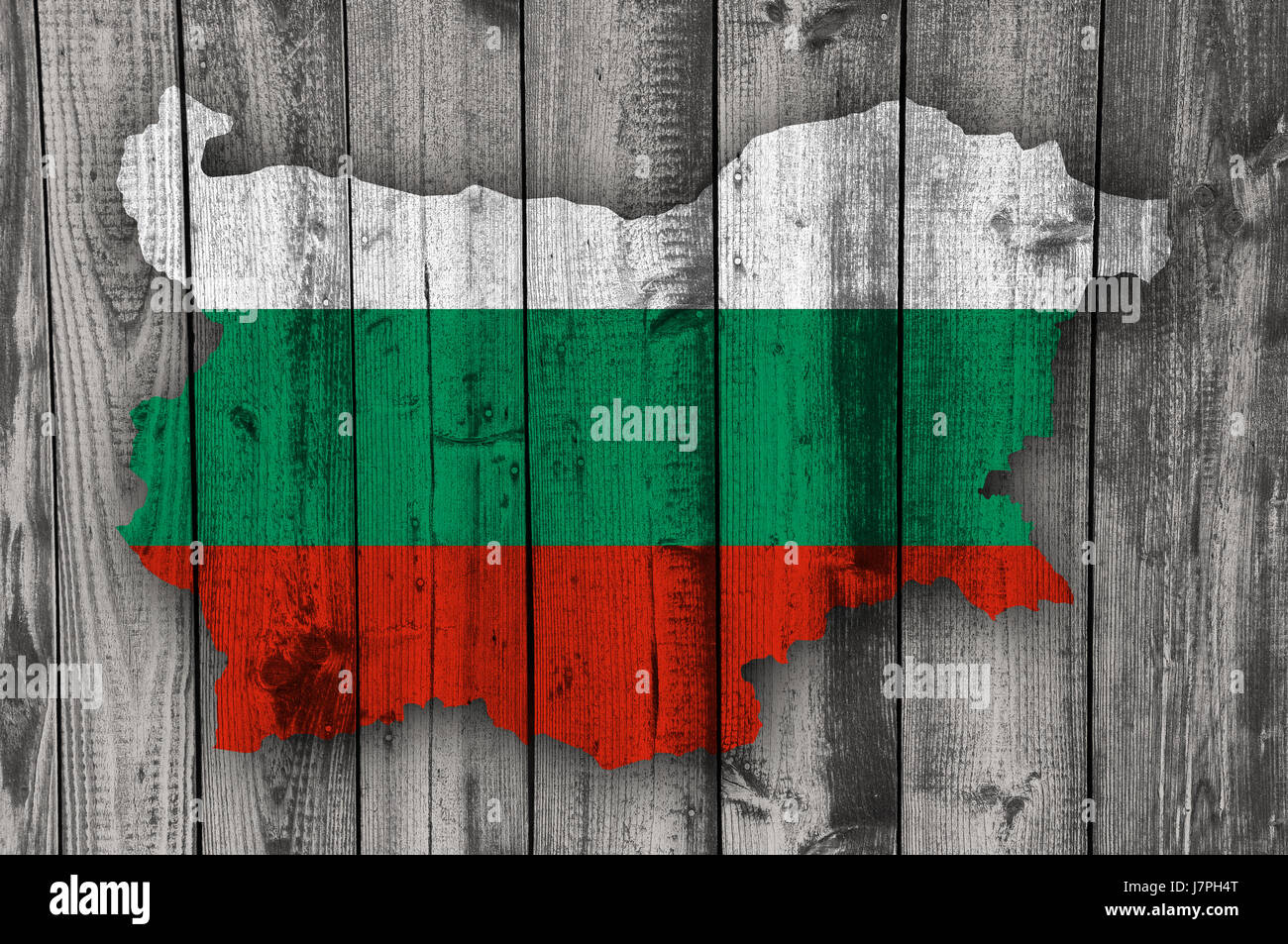 Textured map of Bulgaria in nice colors Stock Photo - Alamy