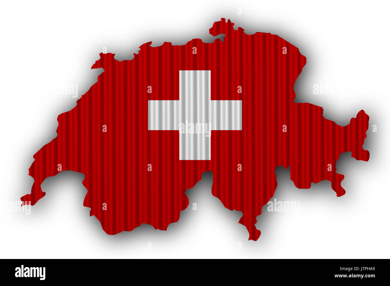Textured map of Switzerland in nice colors Stock Photo - Alamy