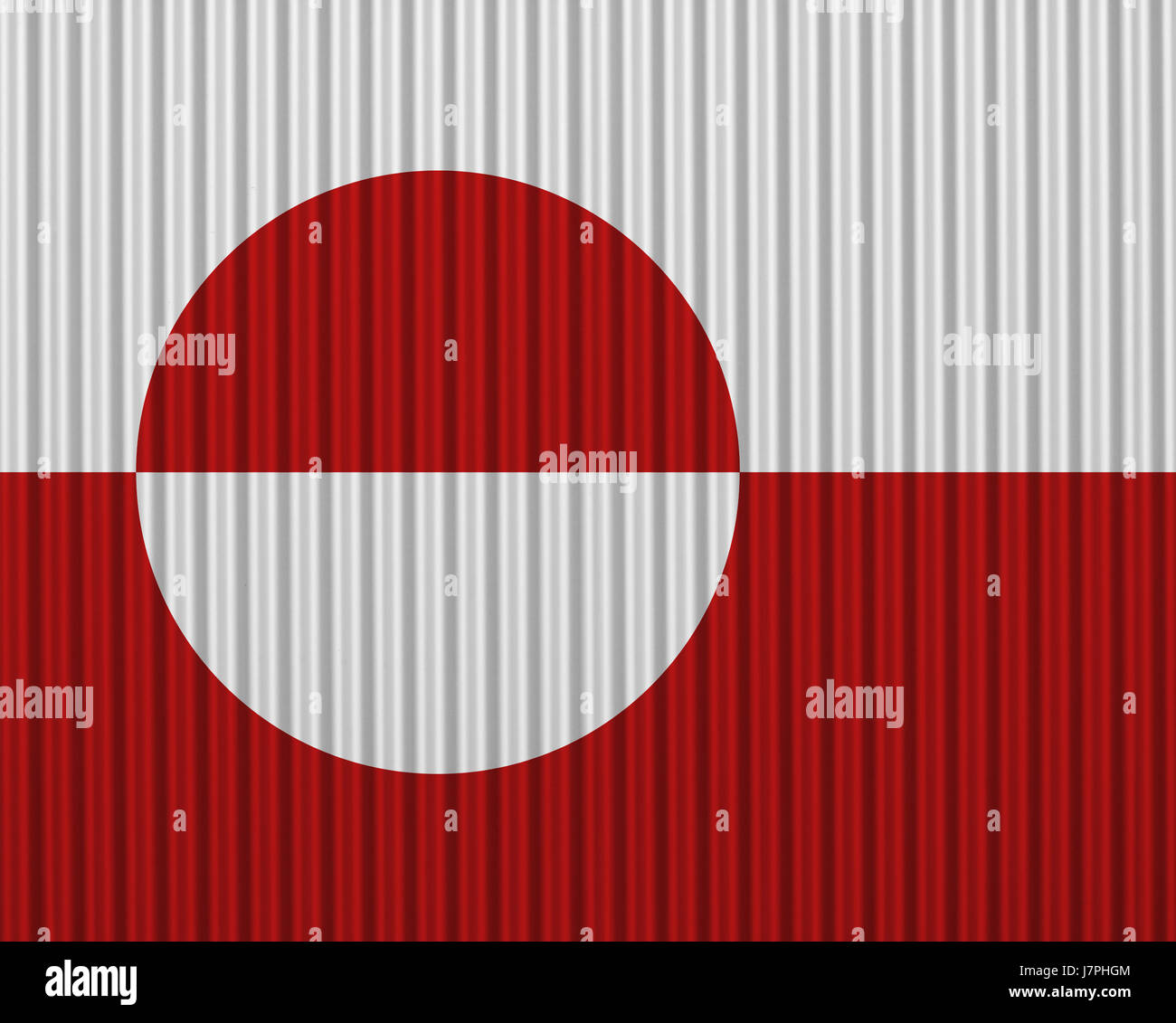Textured flag of Greenland in nice colors Stock Photo - Alamy