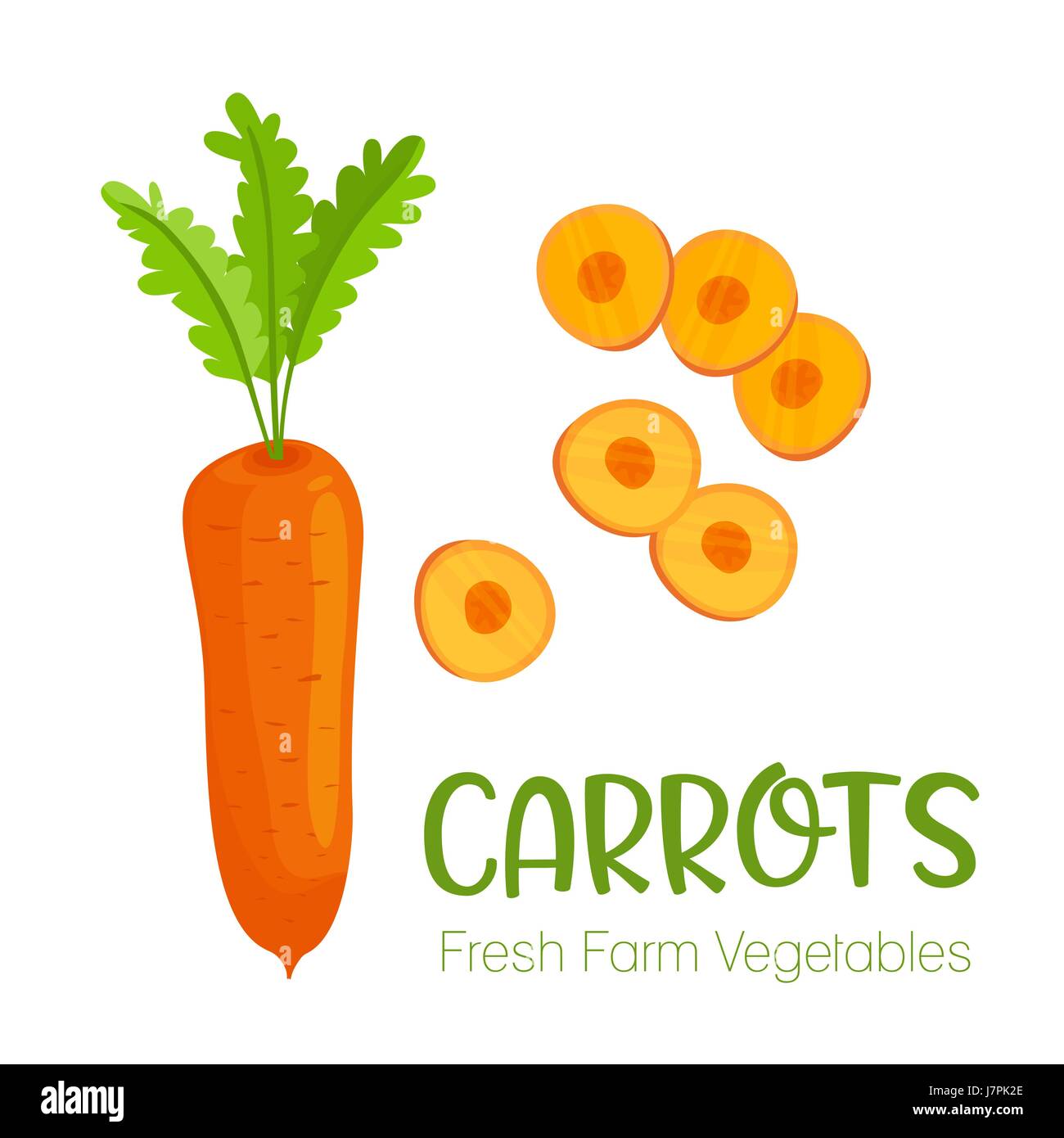 Cartoon garden carrots vector illustration hi-res stock photography and ...
