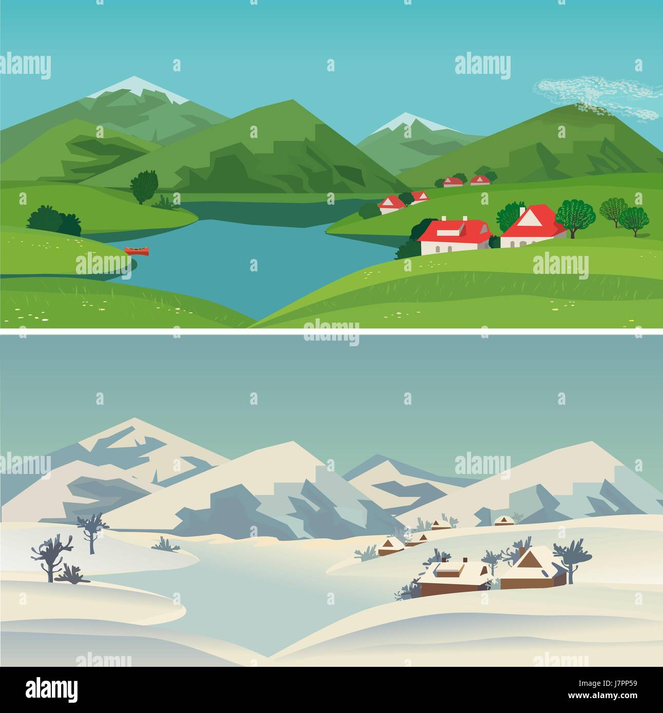 Mountain Valley Clipart