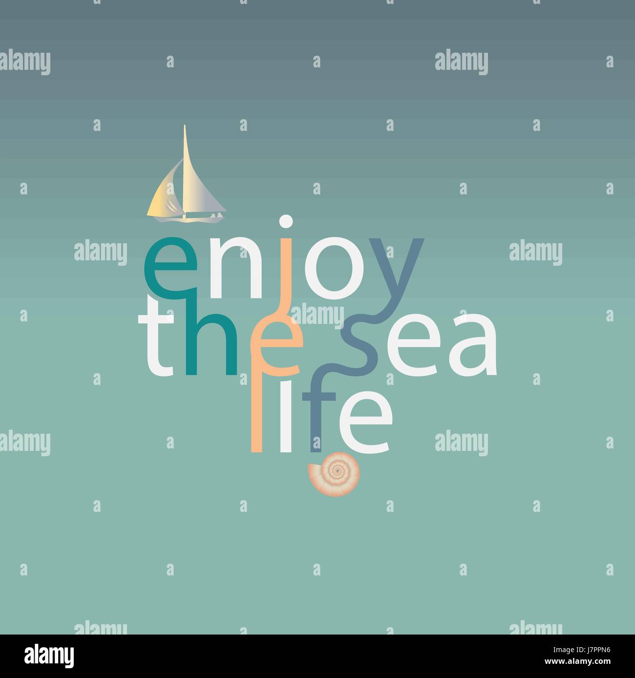 Nautical poster concept Stock Vector Image & Art - Alamy