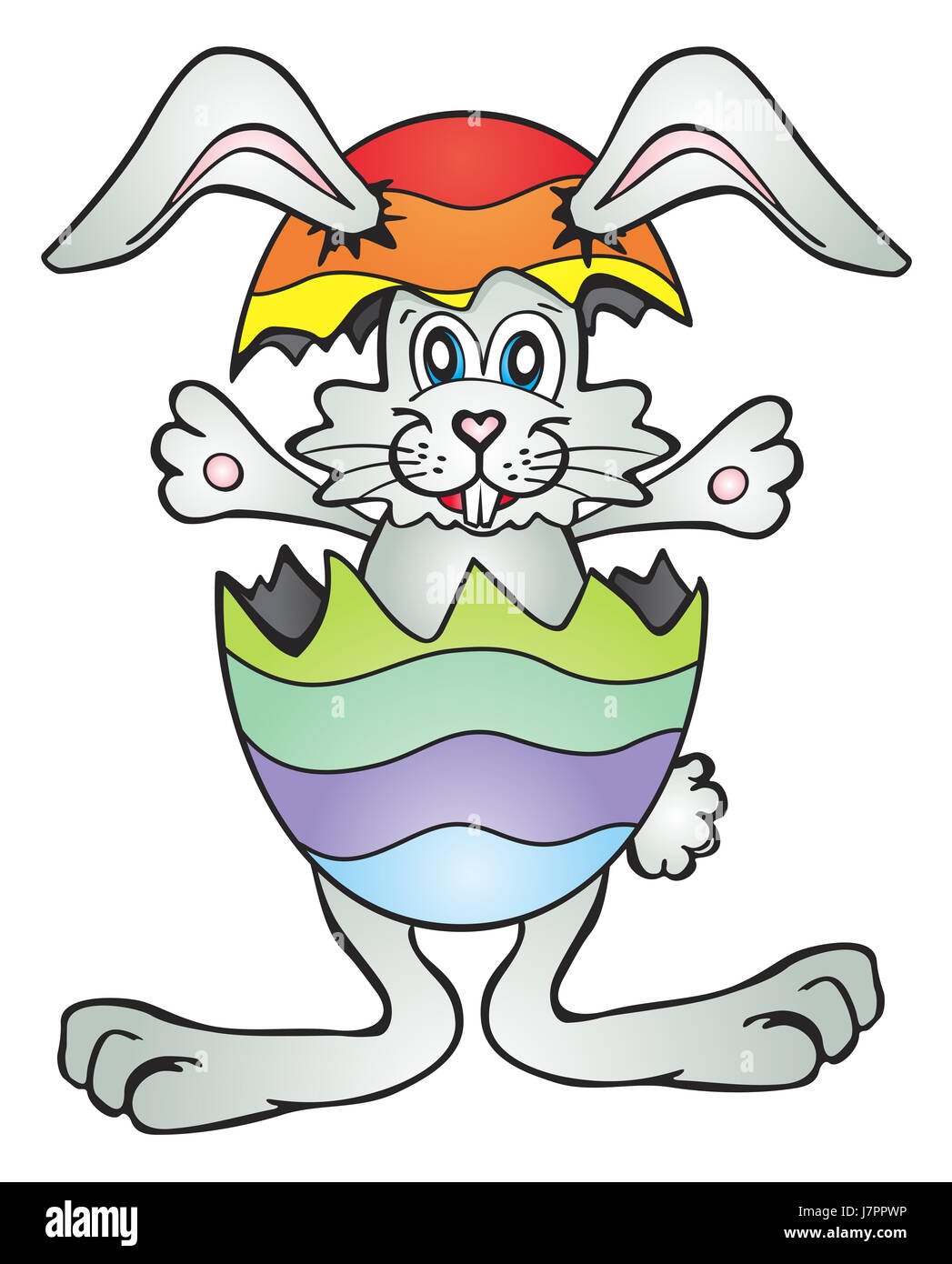 greeting religion isolated colour graphic animal easter spring bouncing ...