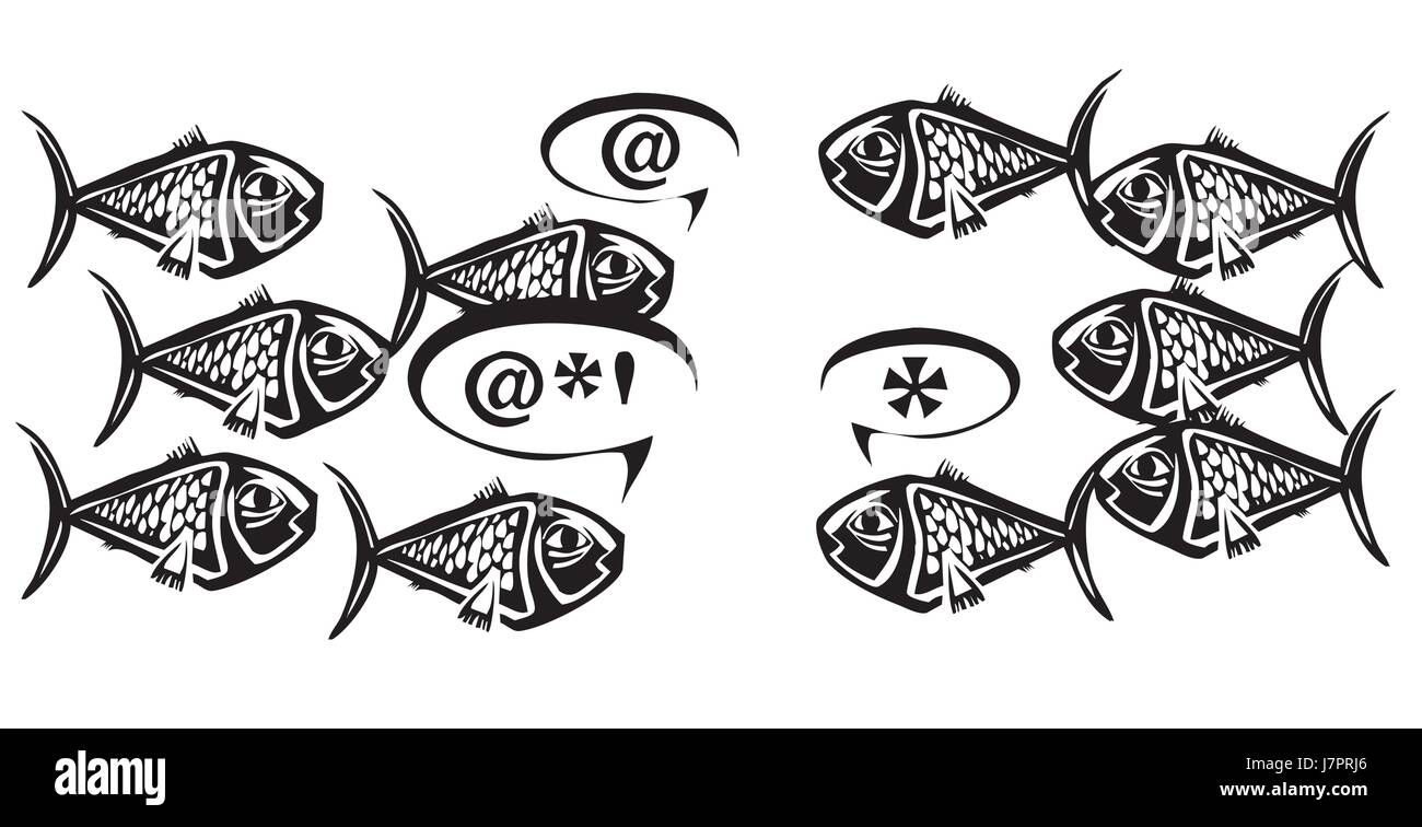 Type of fish Stock Vector Images - Alamy