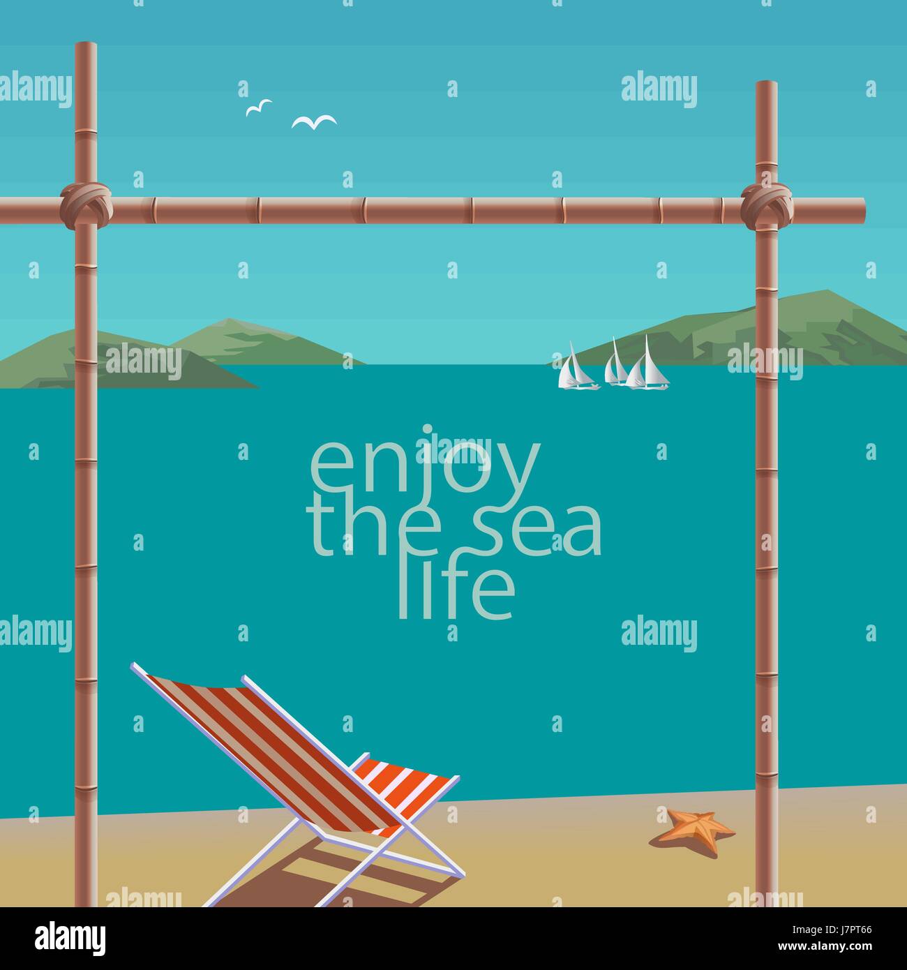 Nautical poster concept Stock Vector Image & Art - Alamy