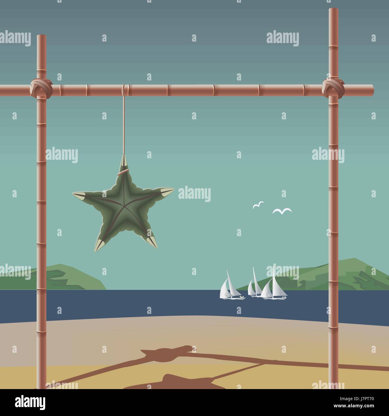 Nautical poster concept Stock Vector Image & Art - Alamy