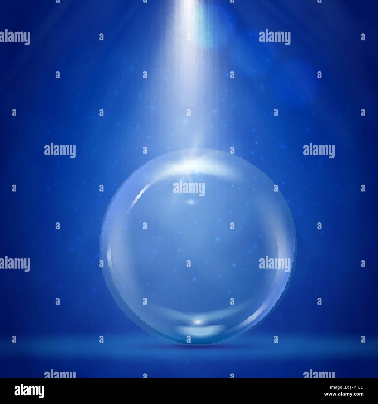 Big bubble with stage illumination Stock Vector Image & Art - Alamy