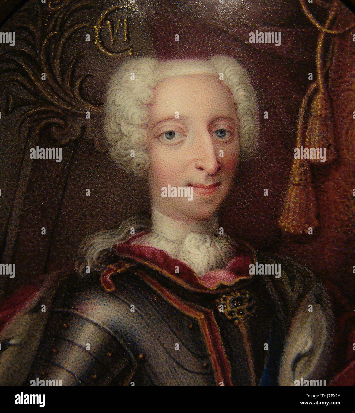 Christian VI miniature Stock Photo - Alamy