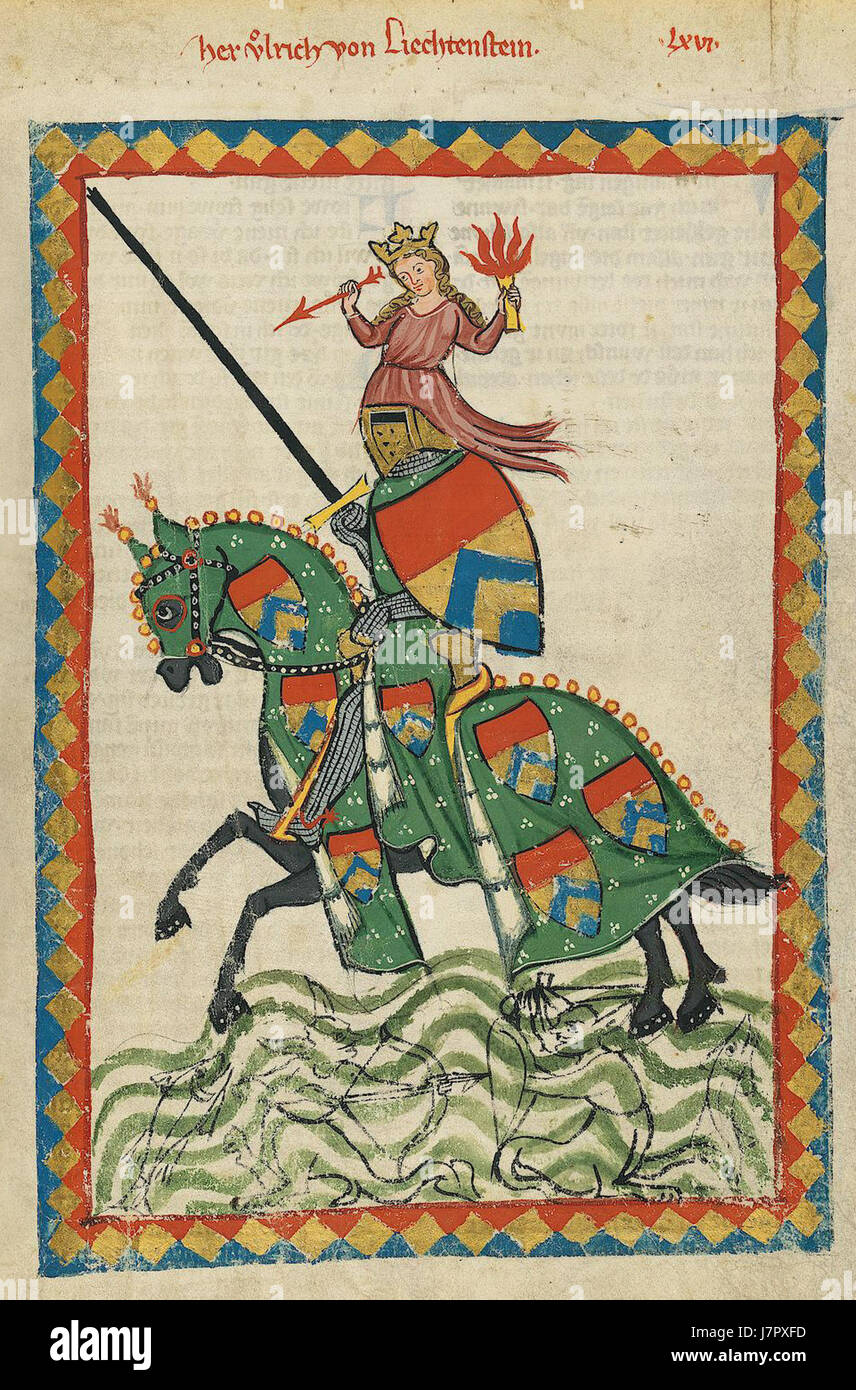 The Codex Manesse is an illuminated manuscript from the 14th century ...