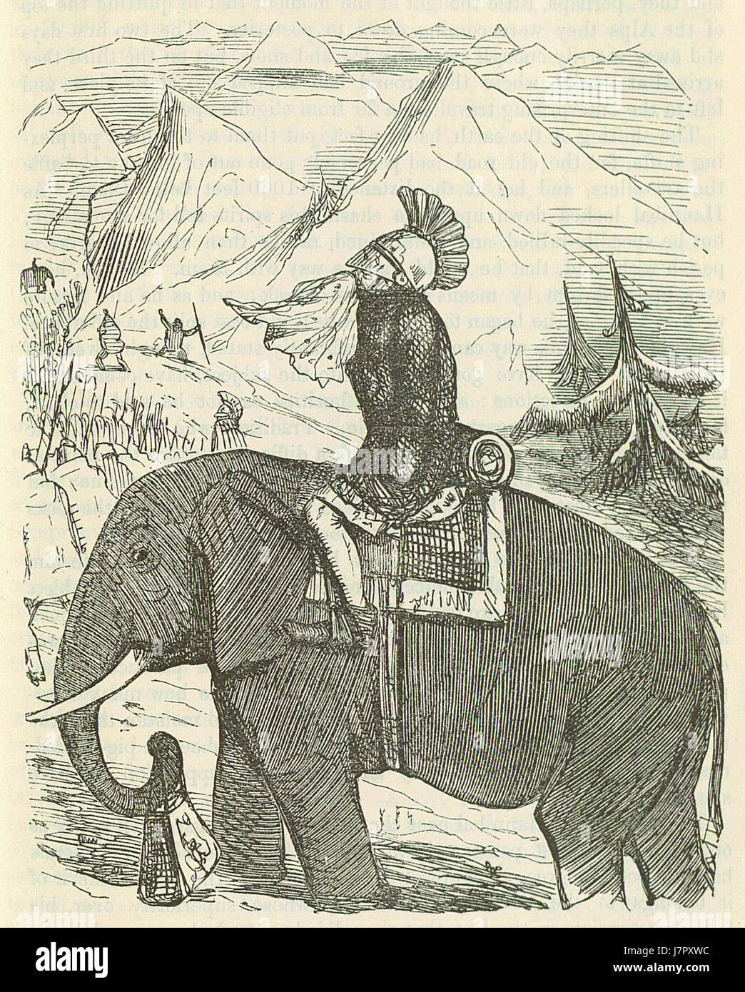 Hannibal crossing the alps hi-res stock photography and images - Alamy