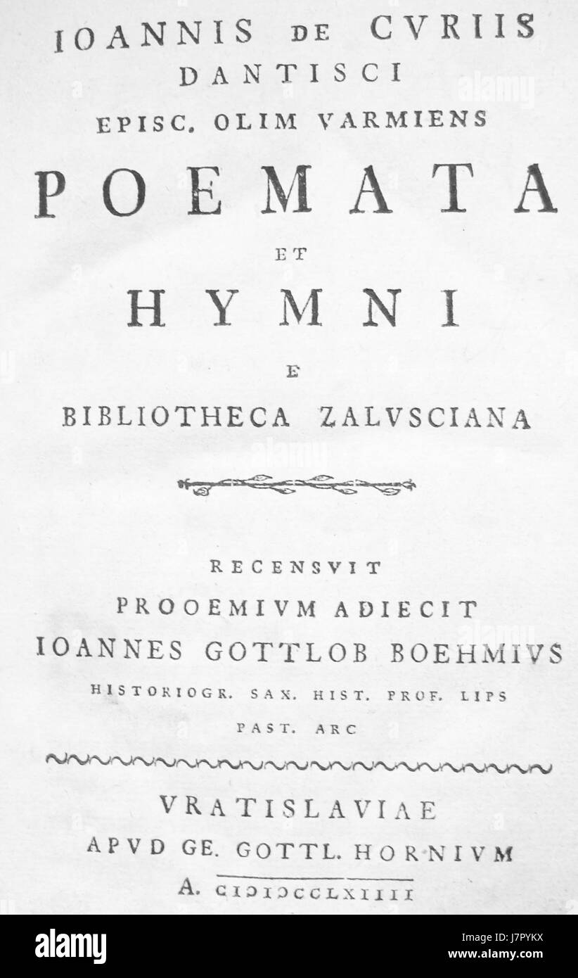 The Dantyszek 1764r refers to a historical document or artwork, likely ...