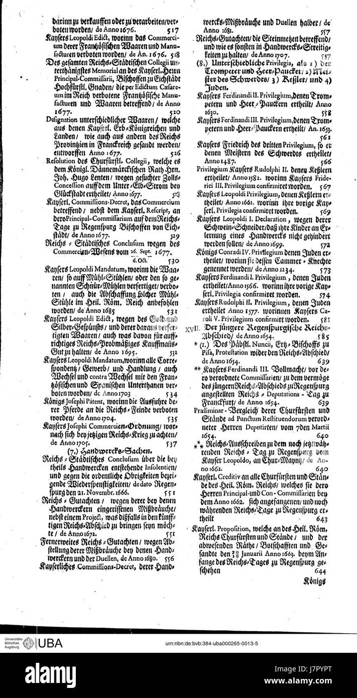 'Das Teutsche Reichs Archiv' is a collection of historical documents relating to the German ...