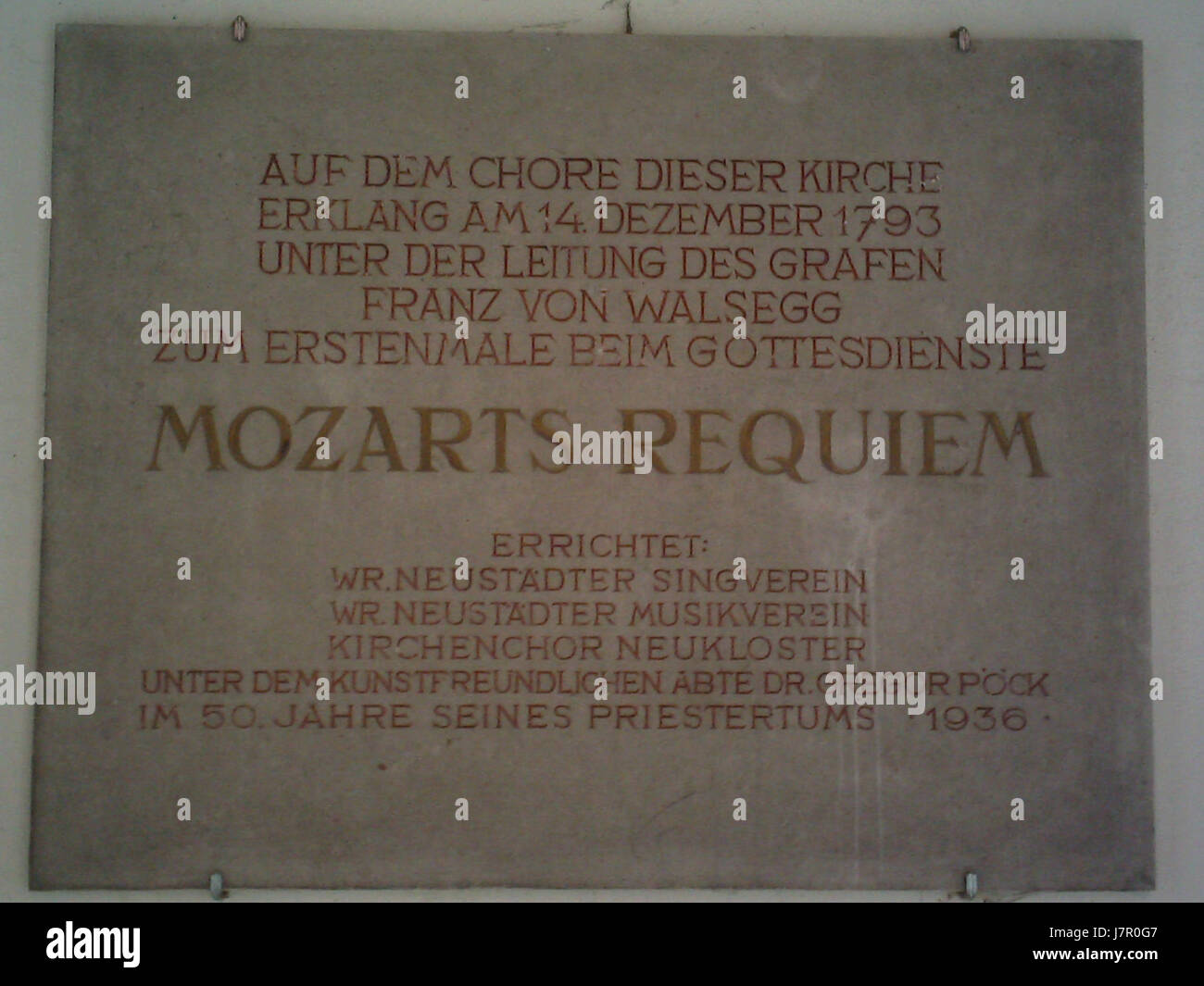 On December 14, 1793, the Requiem by Wolfgang Amadeus Mozart was ...